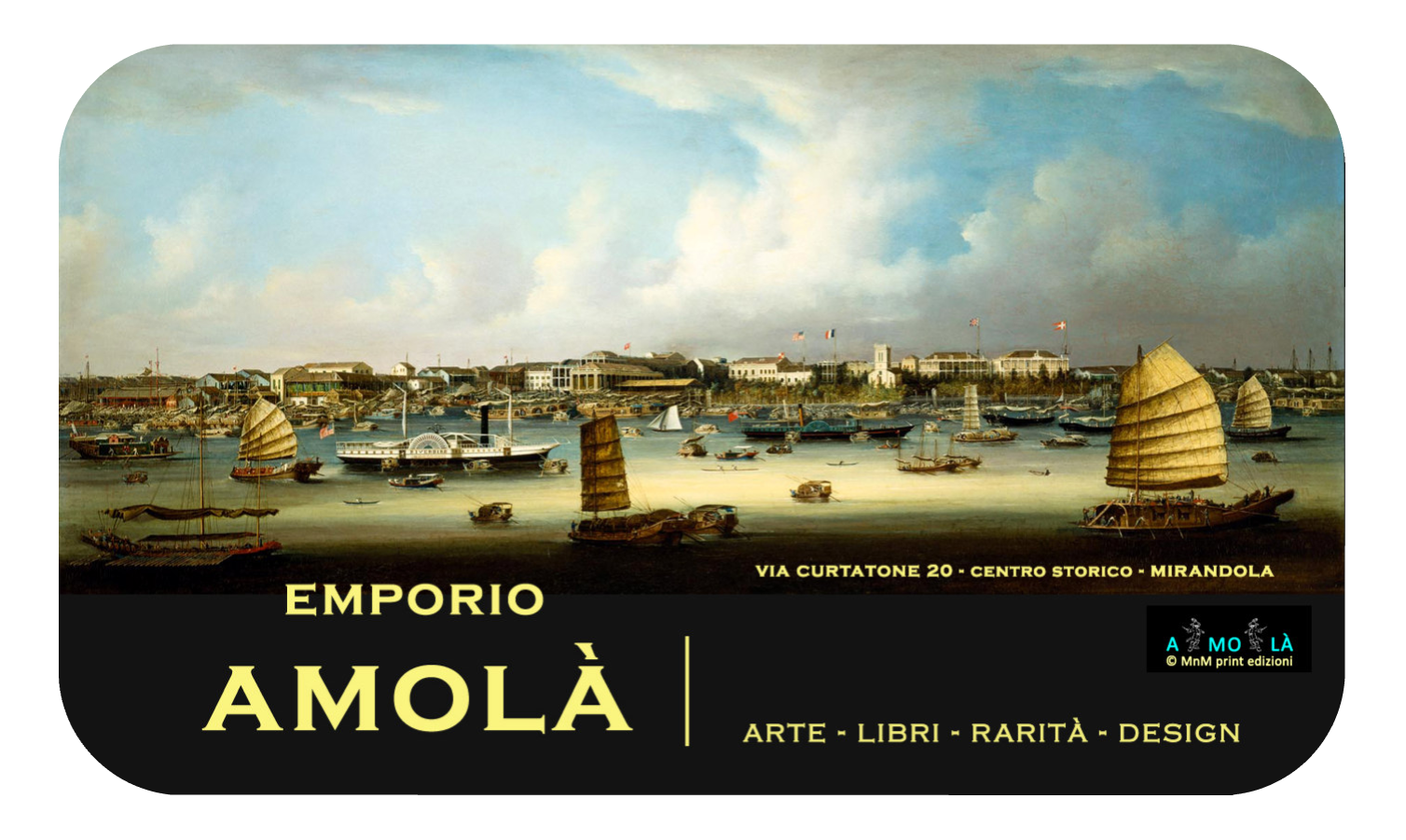 Amolà – arte, libri, rarità, design – spazio per esposizioni e libreria